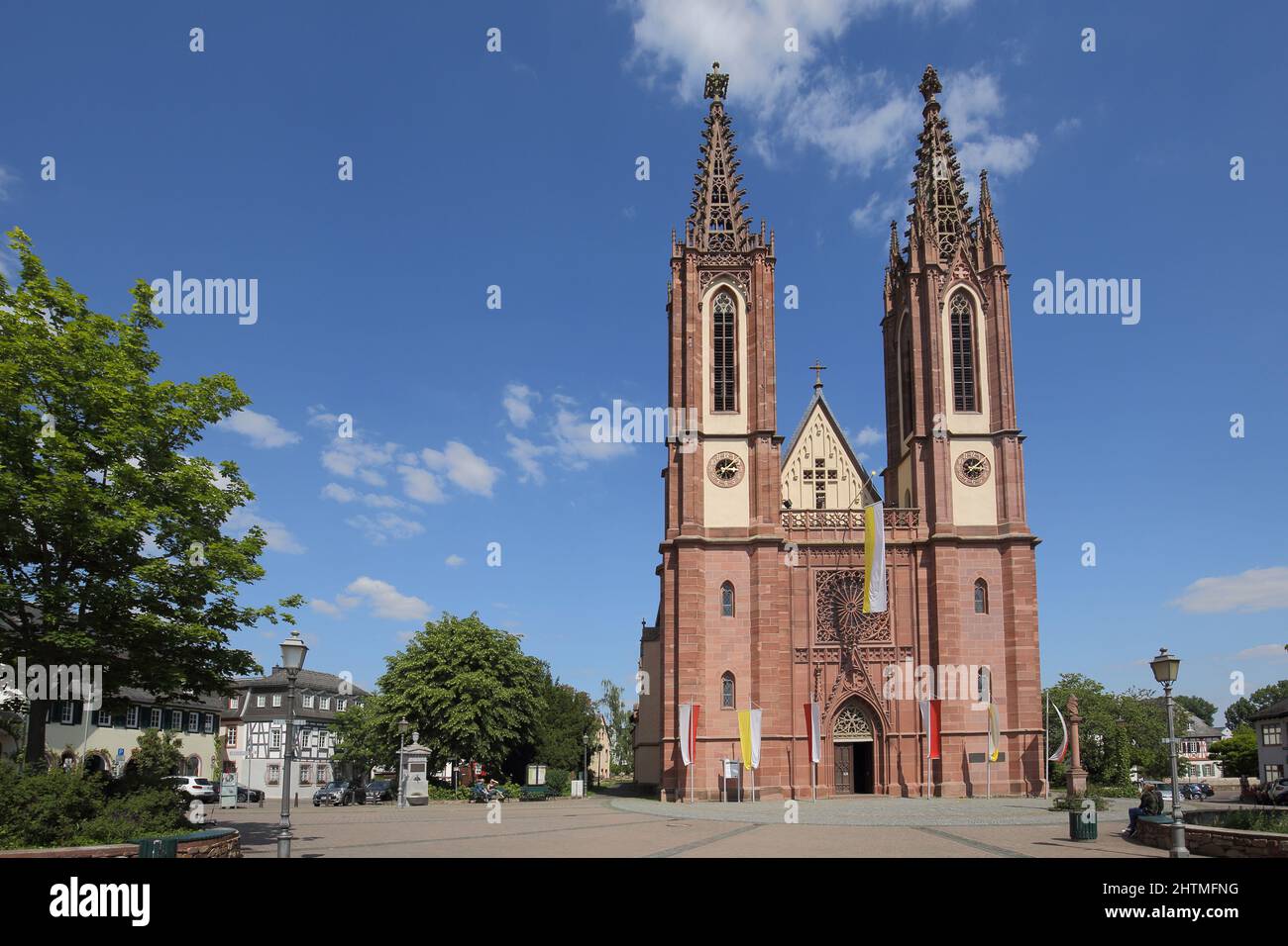 Late Gothic Rheingau Cathedral, Bischof-Blum-Platz, Geisenheim ...