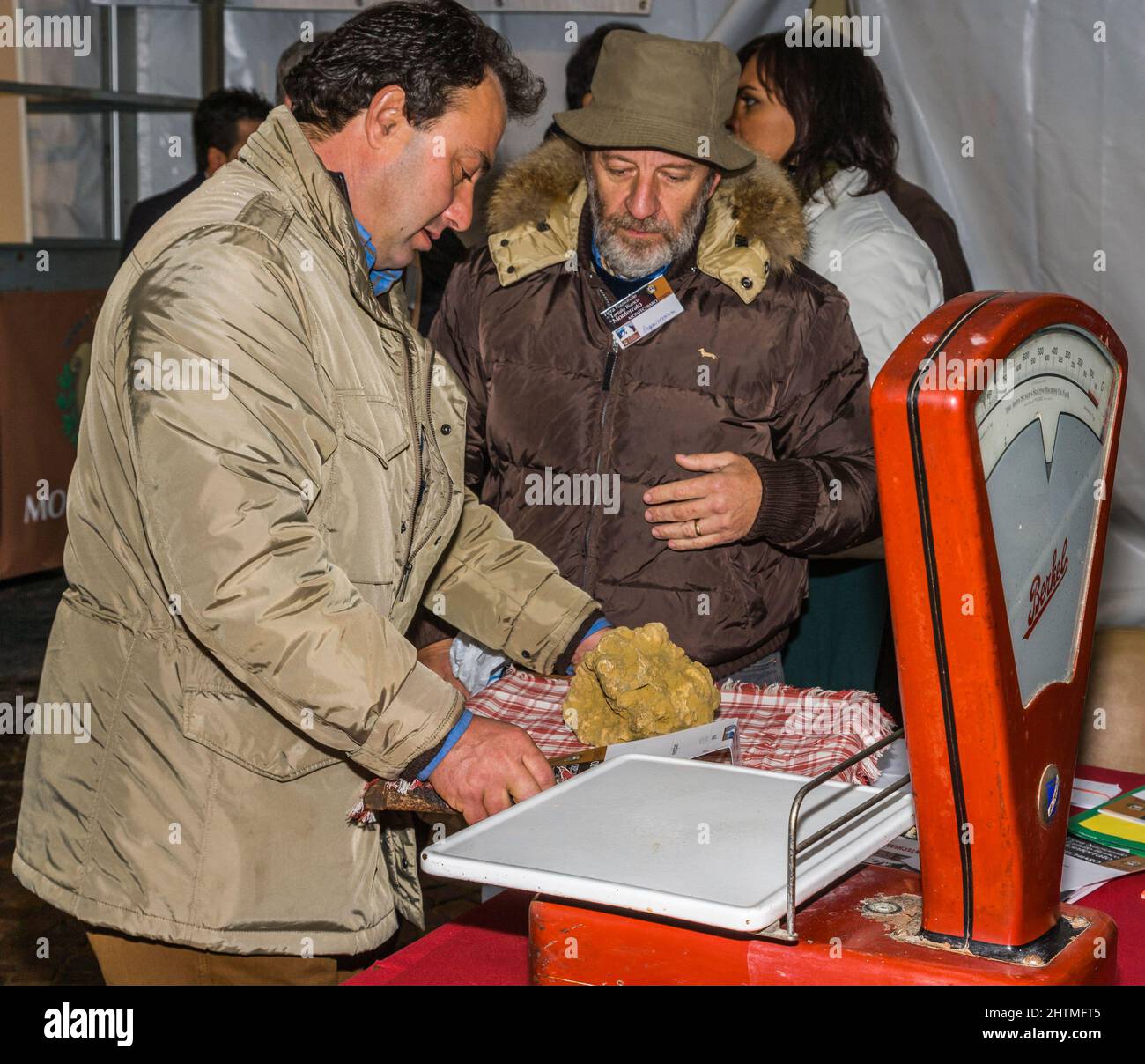 Montechiaro d'Asti, Italy - November 8, 2009: National white truffle ...
