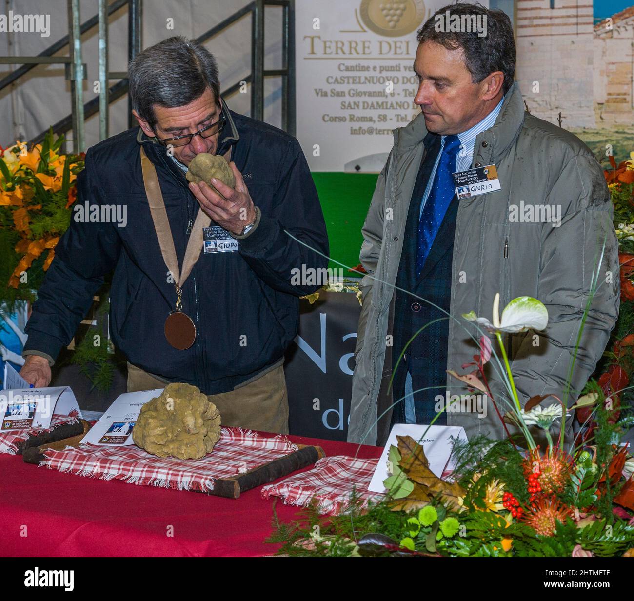Montechiaro d'Asti, Italy - November 8, 2009: National white truffle ...