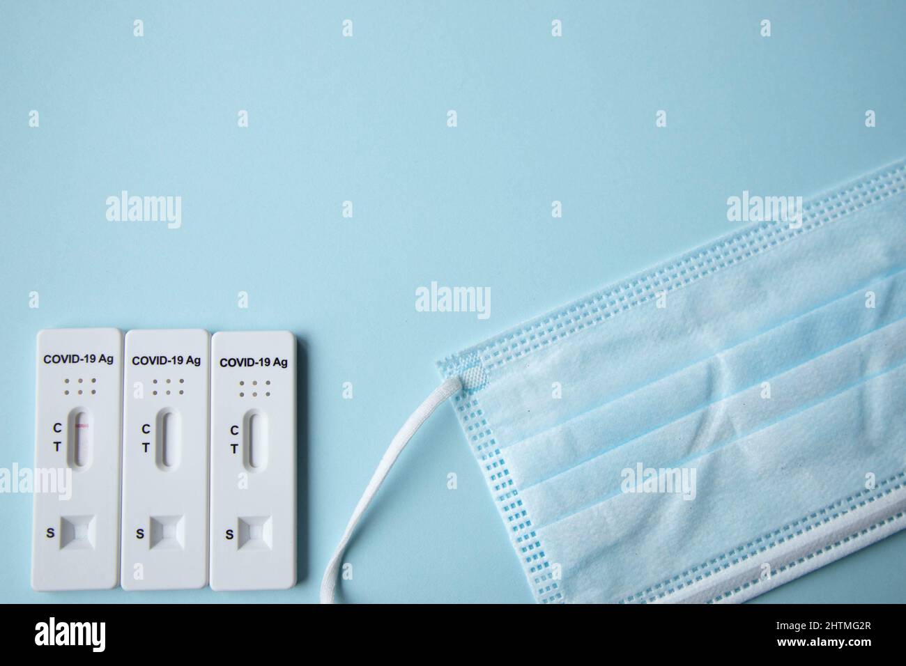 Test kit for viral disease COVID-19 Stock Photo - Alamy