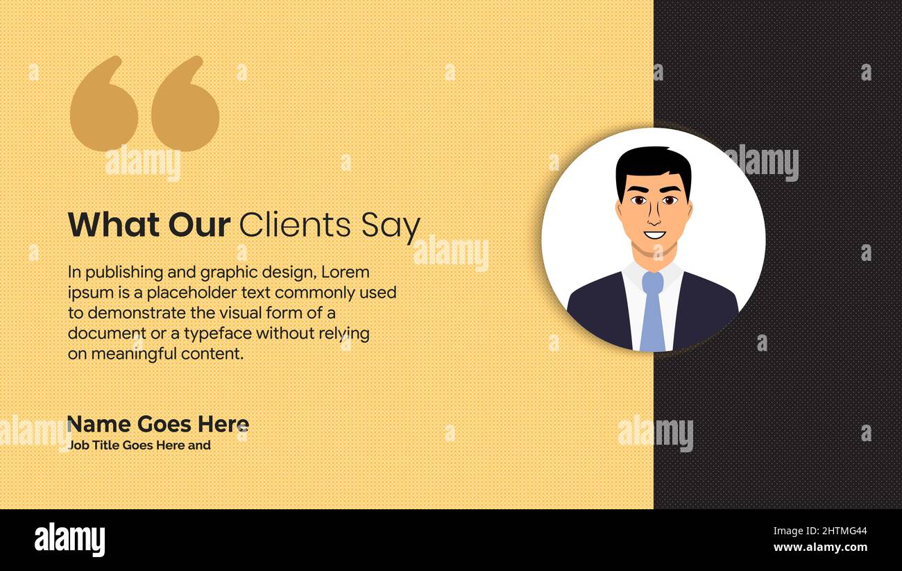 Creative Testimonial banner, Quote , Infographic, Banner Template ...