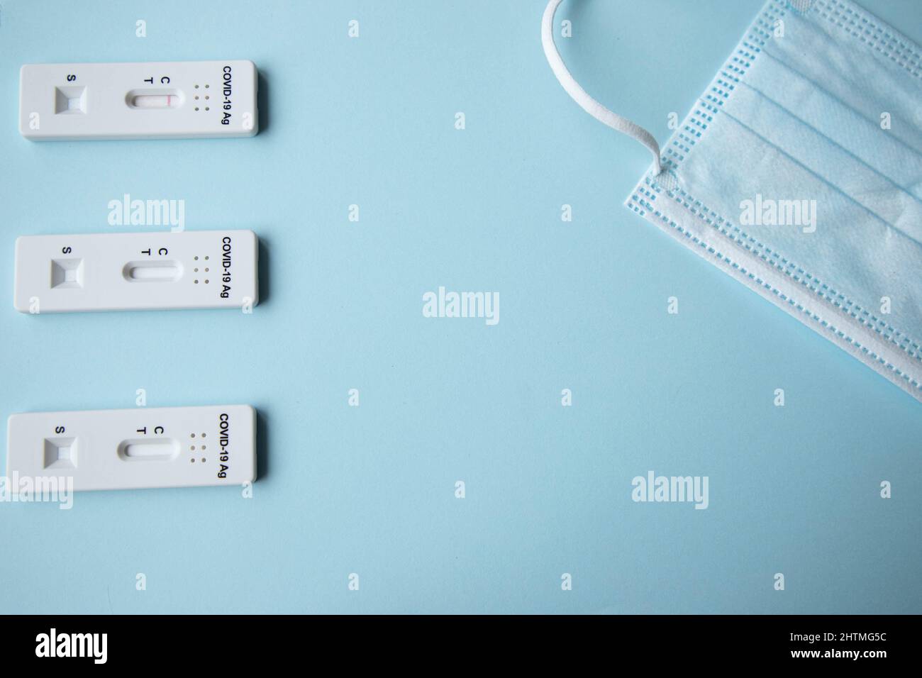 Test kit for viral disease COVID-19 Stock Photo - Alamy