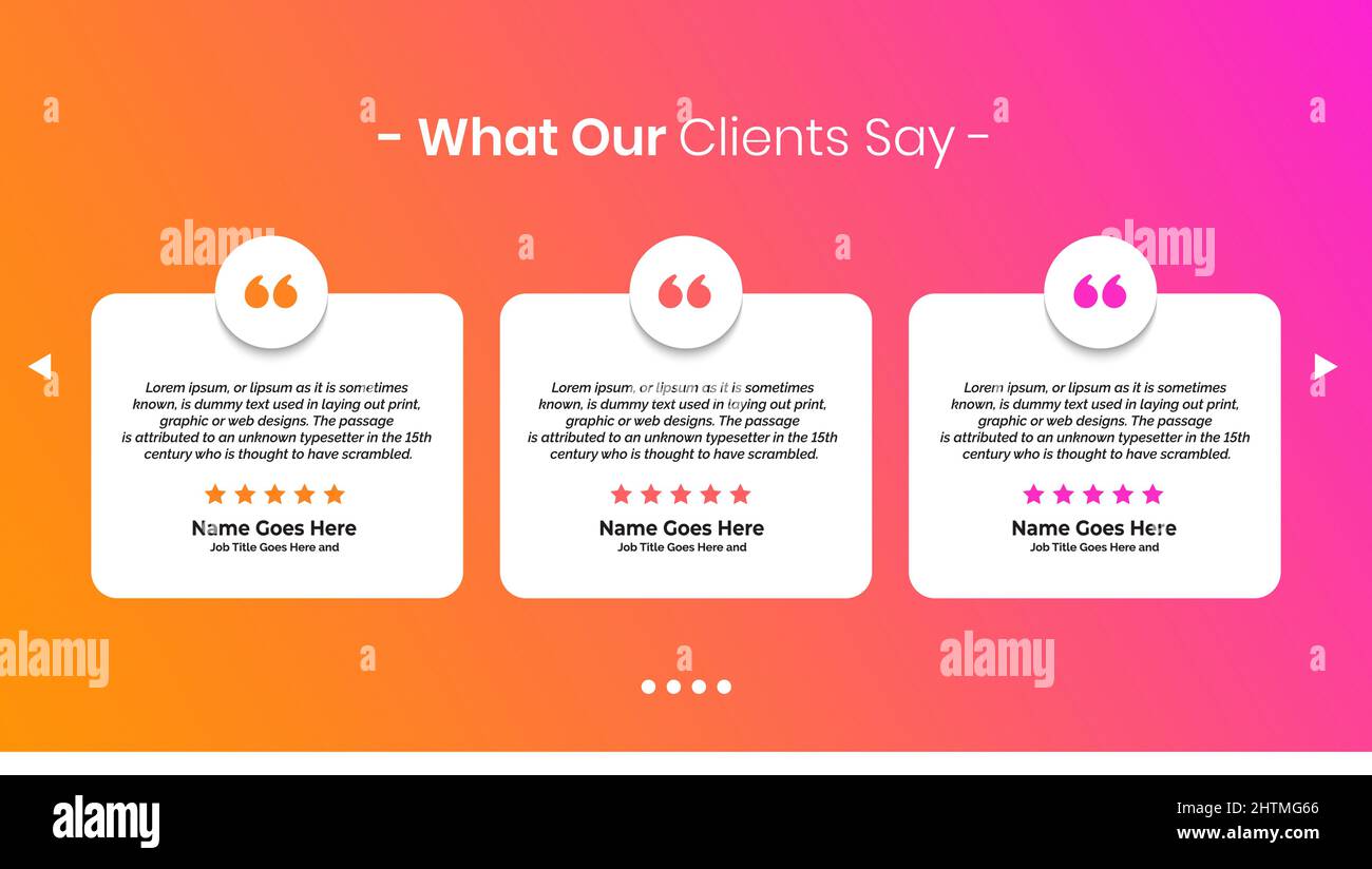 Creative Testimonial banner, Quote , Infographic, Banner Template ...