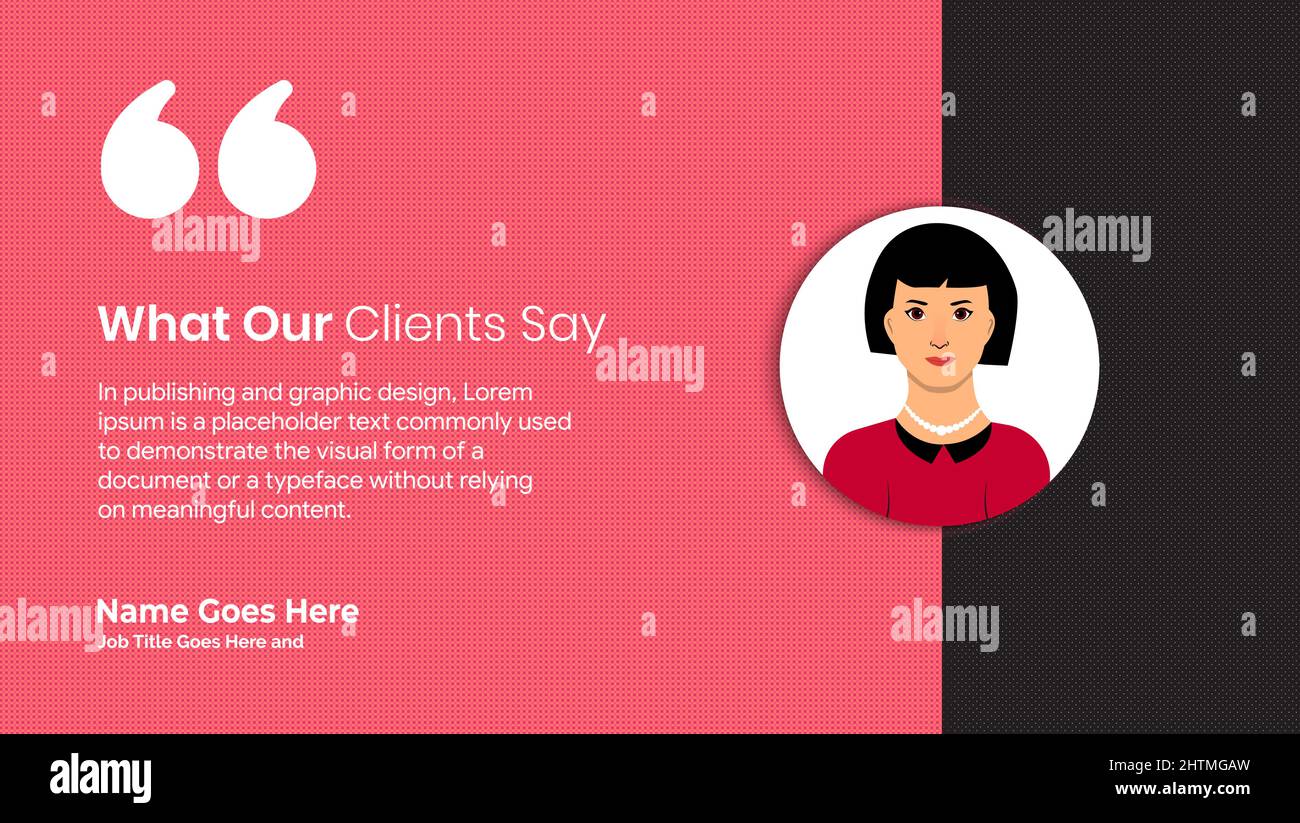 Creative Testimonial banner, Quote , Infographic, Banner Template ...