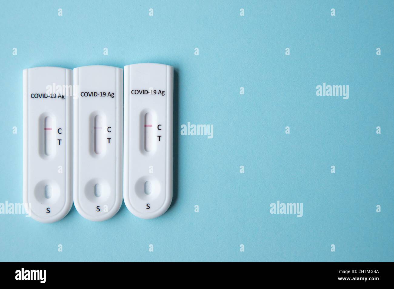 Test kit for viral disease COVID-19 Stock Photo - Alamy