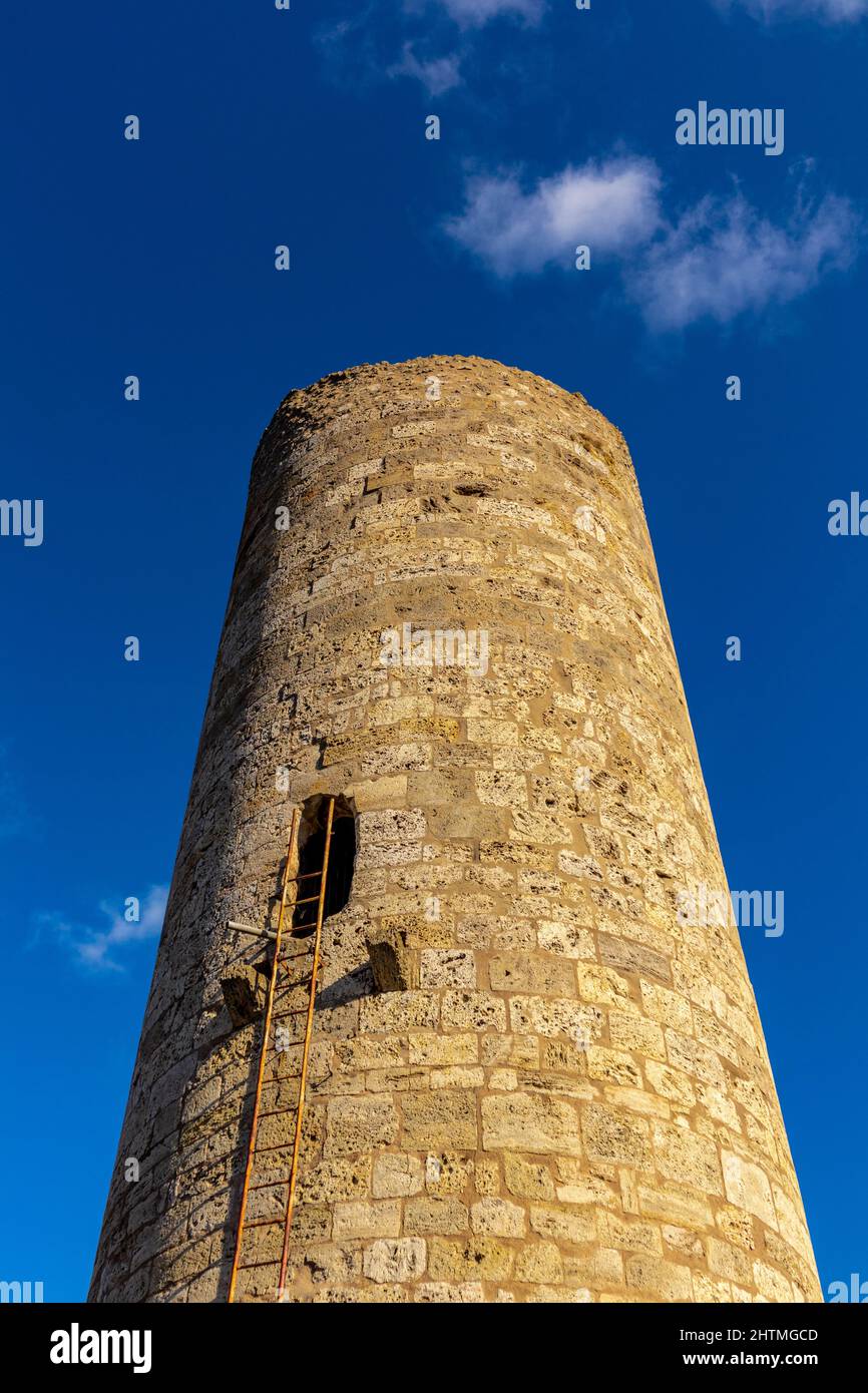 Spring walk around the Brandenburg castle ruins in the beautiful Werra ...