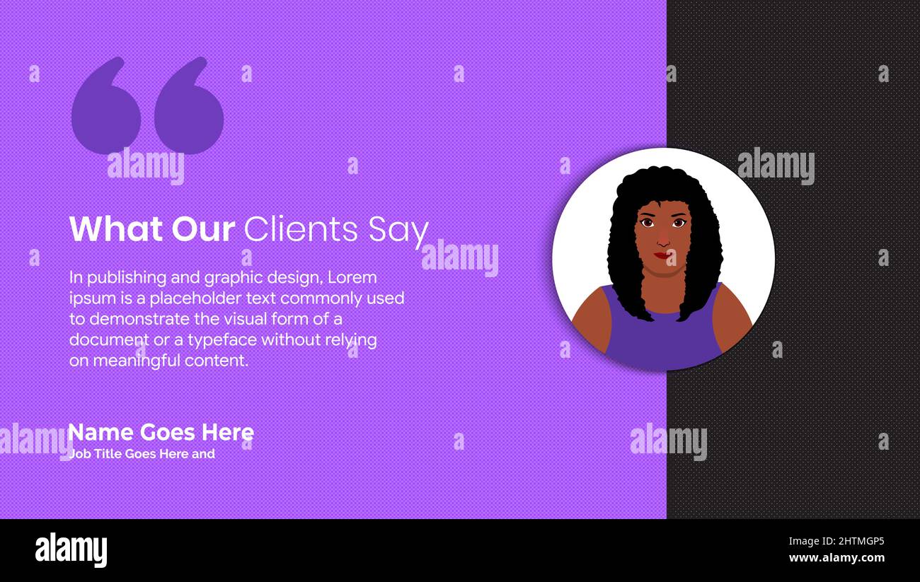 Creative Testimonial banner, Quote , Infographic, Banner Template ...