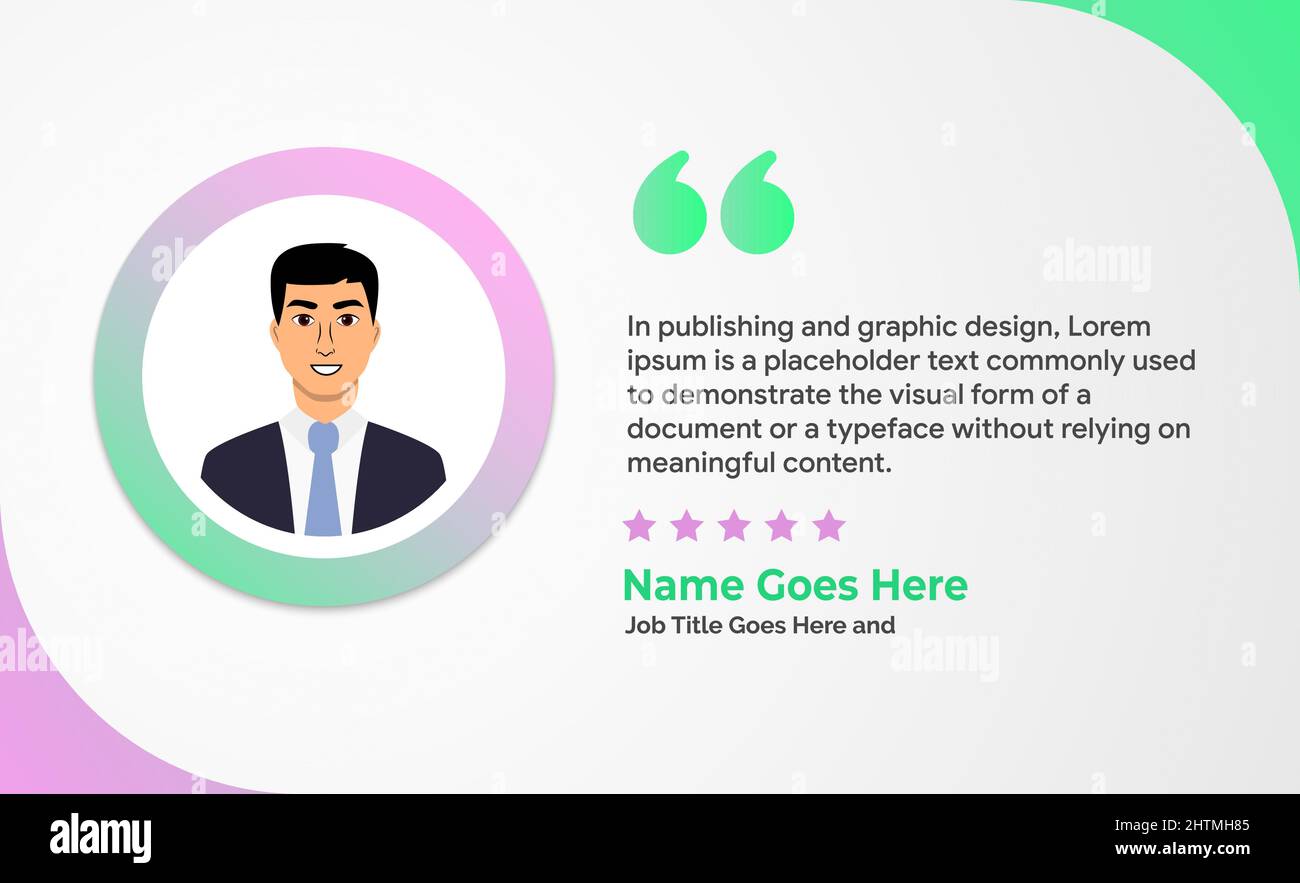 Creative Testimonial banner, Quote , Infographic, Banner Template ...