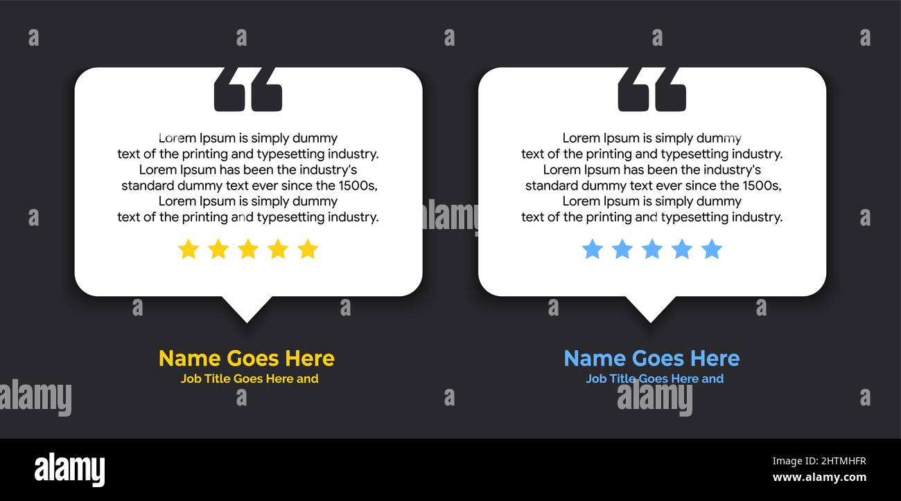 Creative Testimonial Banner, Quote , Infographic Template Editable ...