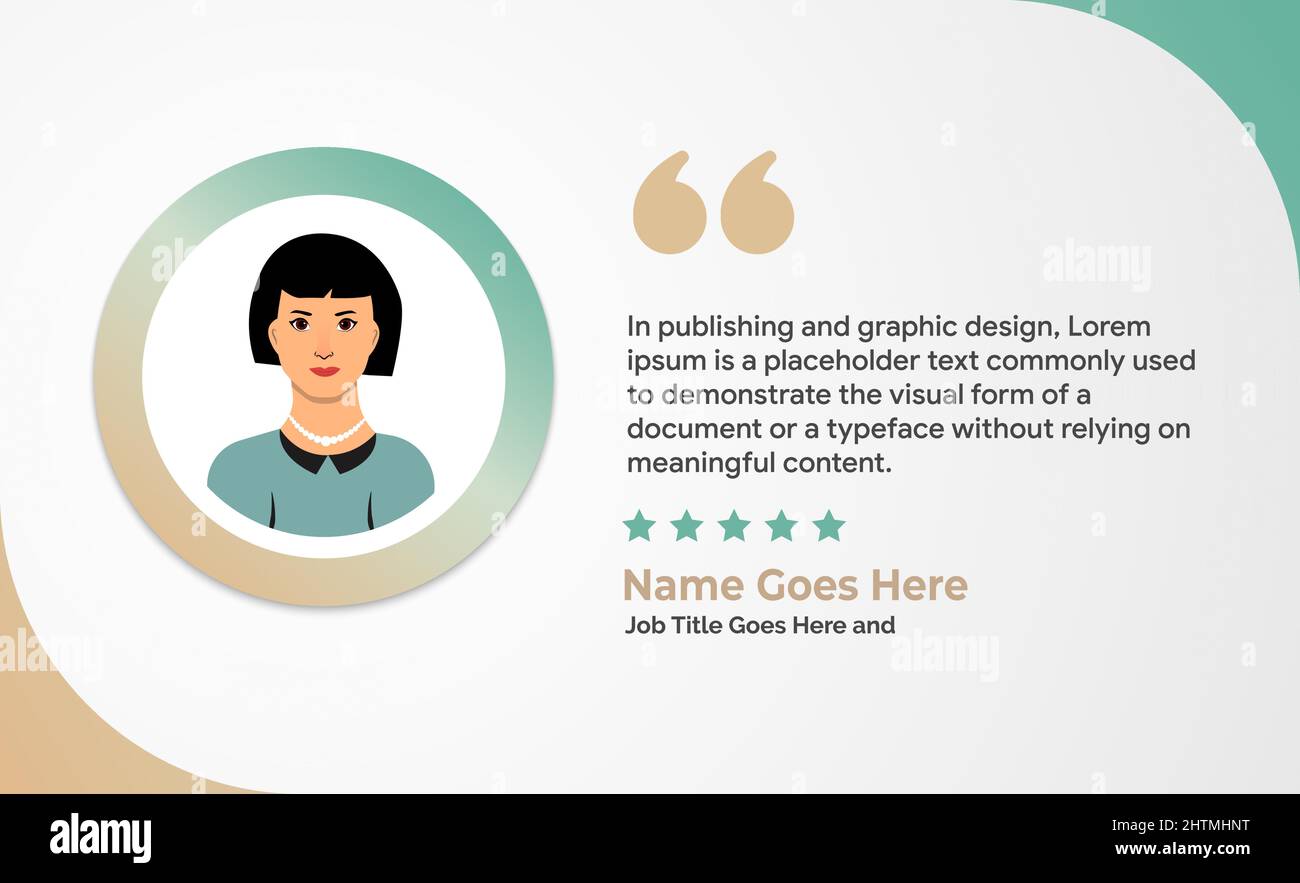 Creative Testimonial banner, Quote , Infographic, Banner Template ...
