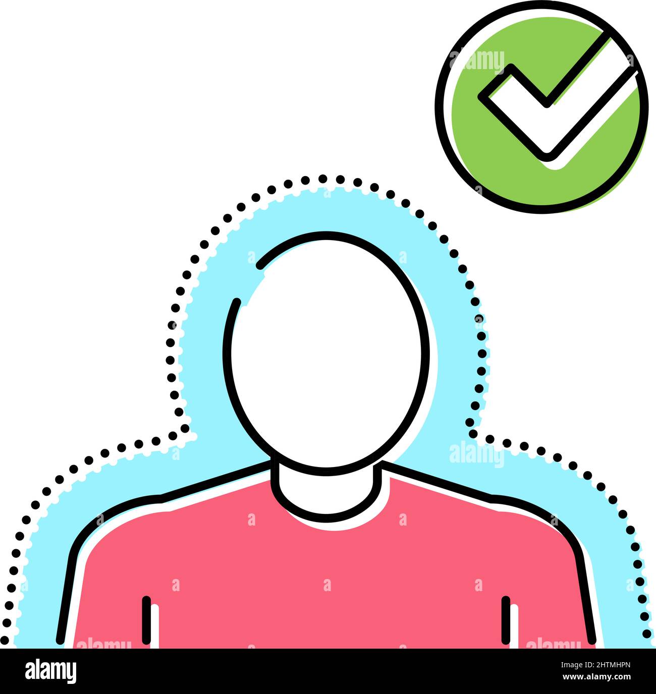 healthy human color icon vector illustration Stock Vector Image & Art ...