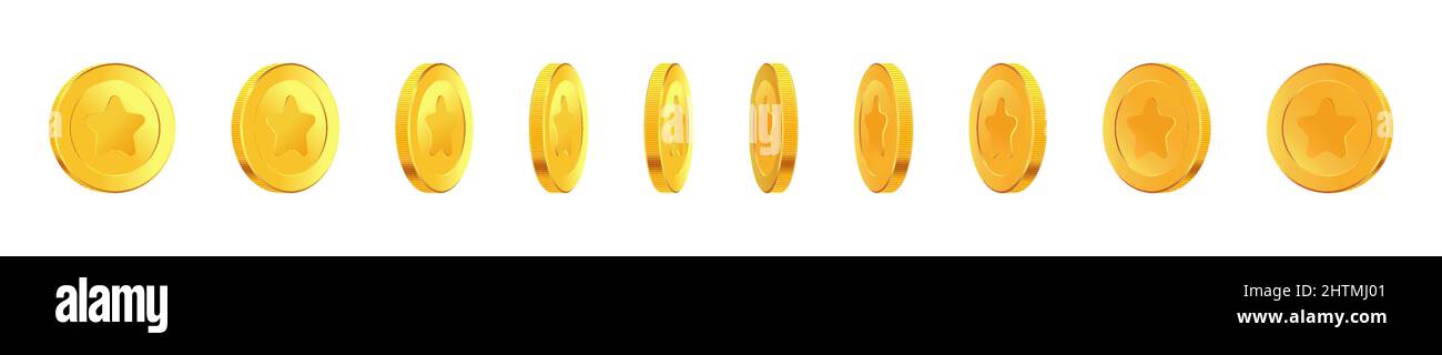 3d coins hi-res stock photography and images - Alamy