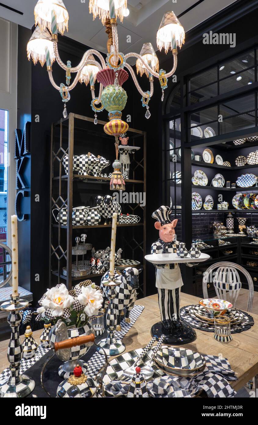 MacKenzie-Childs SoHo Store Interior, NYC, USA Stock Photo - Alamy