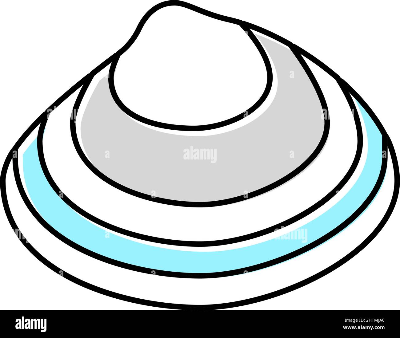surf clam color icon vector illustration Stock Vector Image & Art - Alamy
