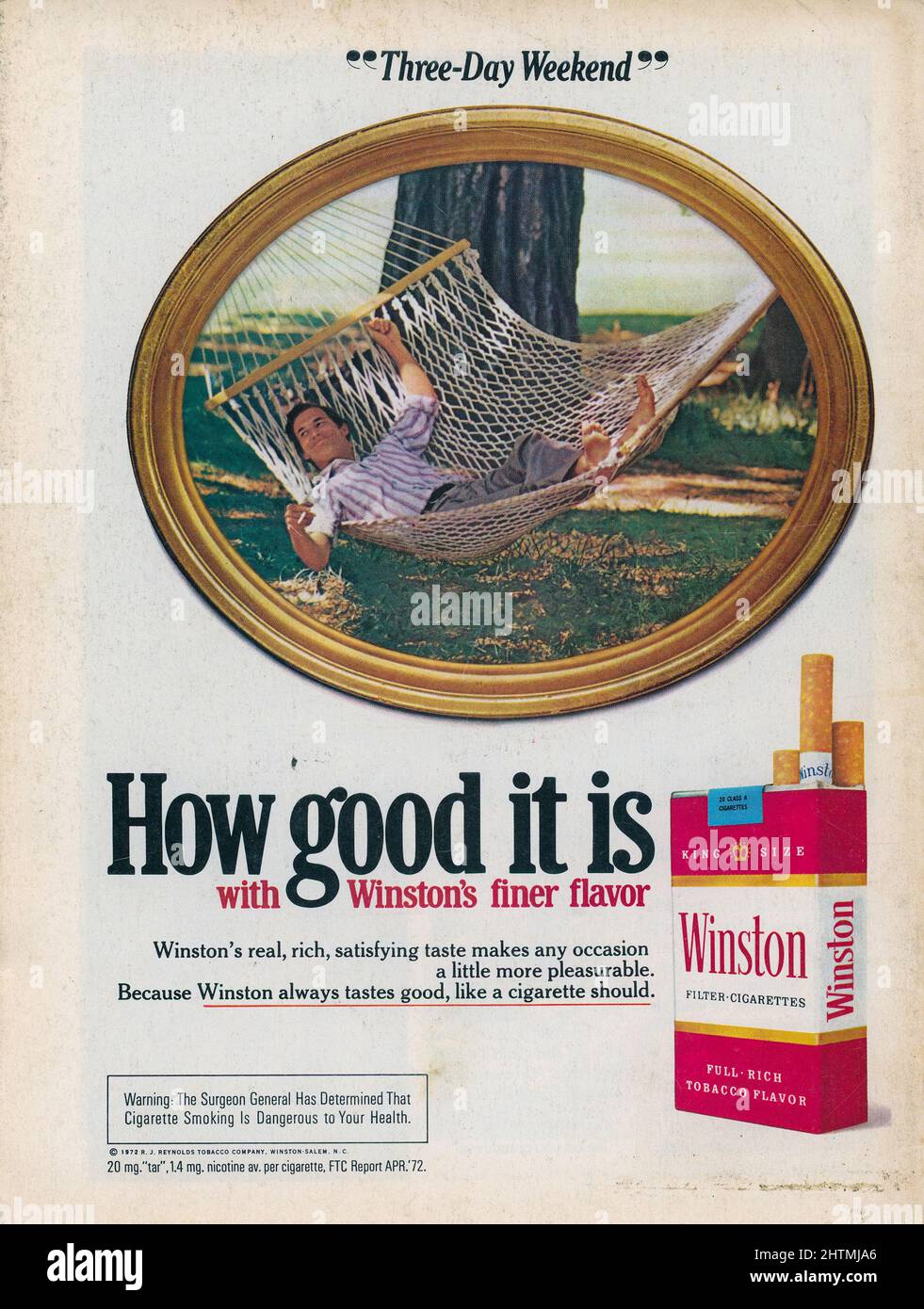 Vintage 17 July 1972 "Sports Illustrated" magazine advert, USA Stock ...