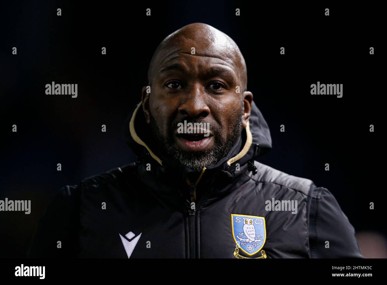 Darren Moore manager of Sheffield Wednesday Stock Photo - Alamy