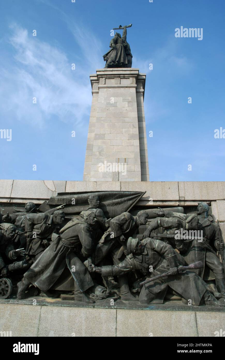 Monument to the Soviet Army, central park, Sofia, Bulgaria Stock Photo ...