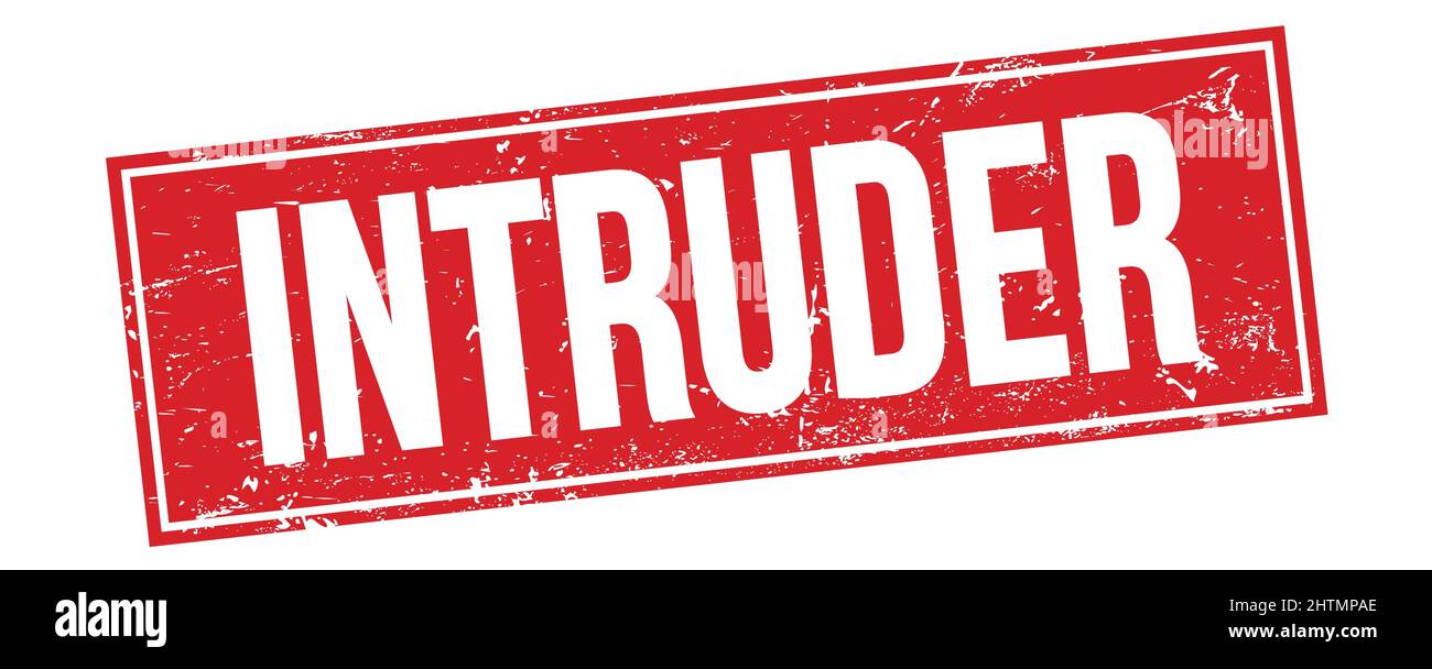 Intruder text hi-res stock photography and images - Alamy