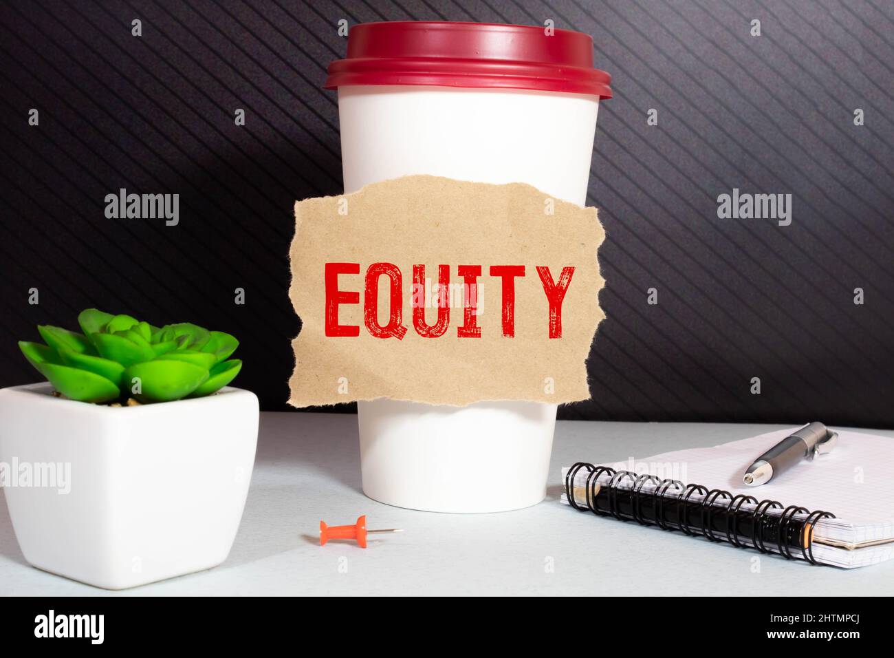 Equity Word Written In Wooden Cube Stock Photo - Alamy