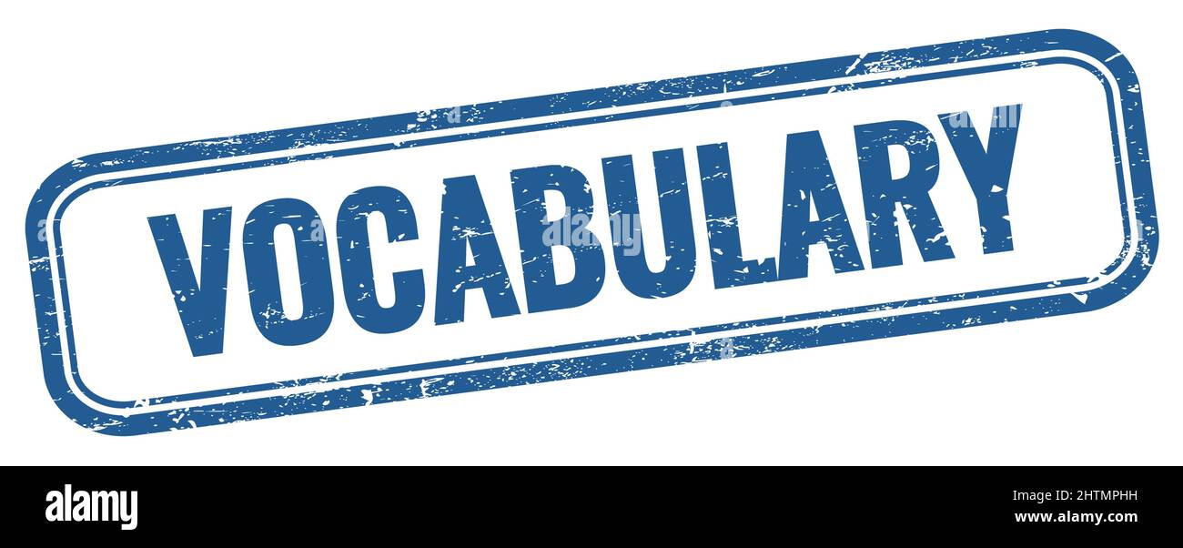 Vocabulary stamp hi-res stock photography and images - Alamy