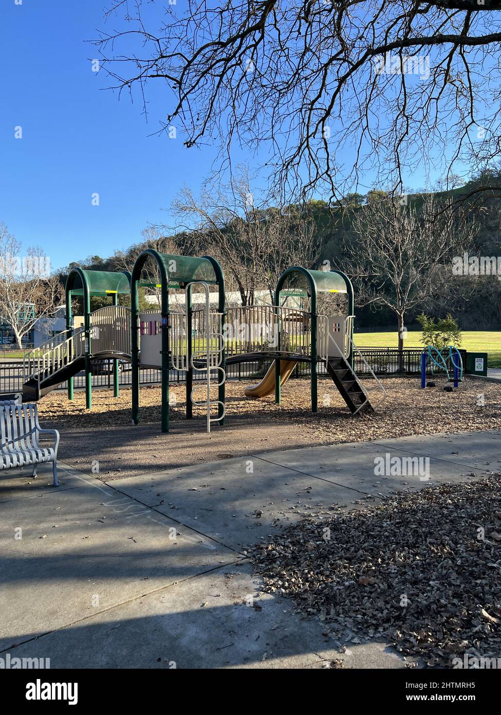 Playground at Tice Valley Park in Walnut Creek, California, January 10 ...