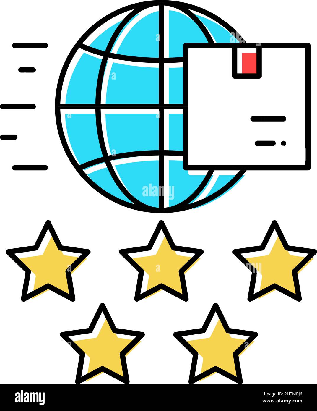 Delivery feedback truck Cut Out Stock Images & Pictures - Alamy