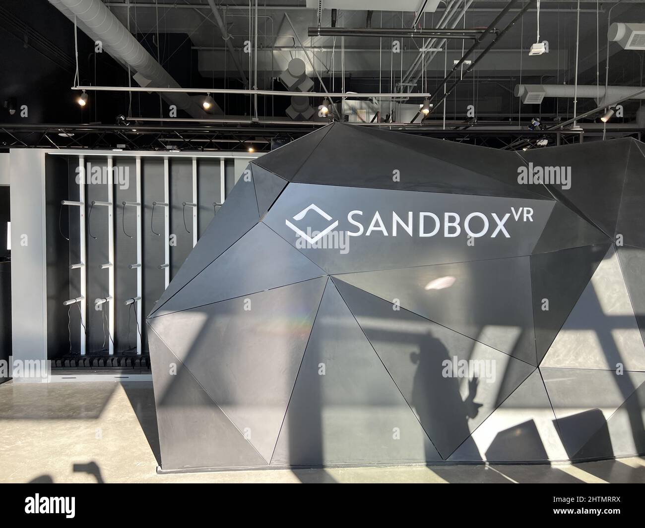 Interior of Sandbox VR virtual reality experience in San Ramon ...