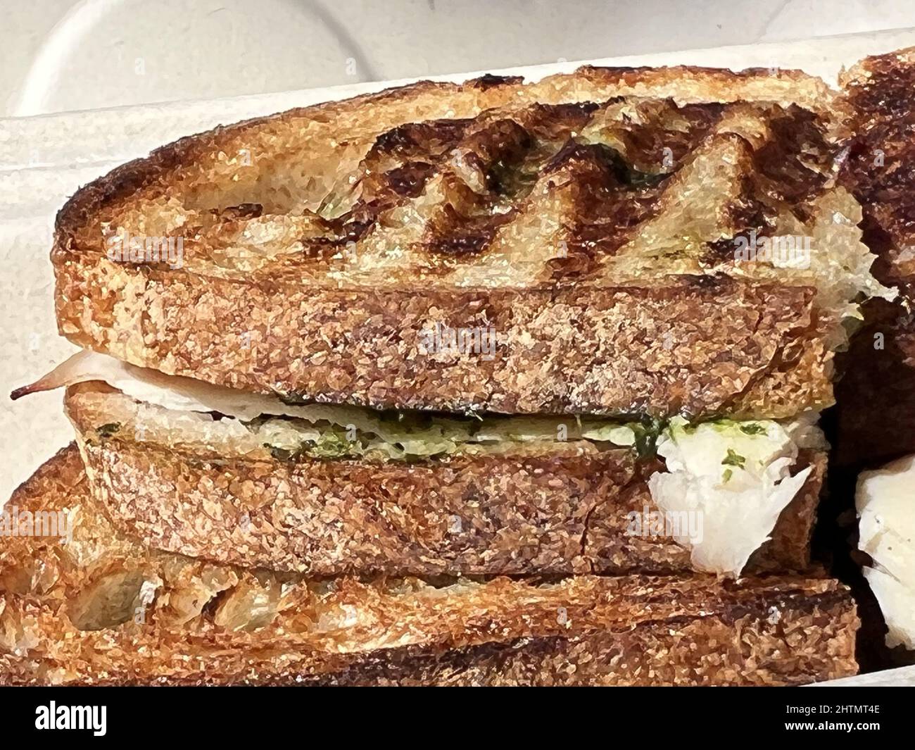 Artisan panini sandwich from the Press restaurant in Livermore ...
