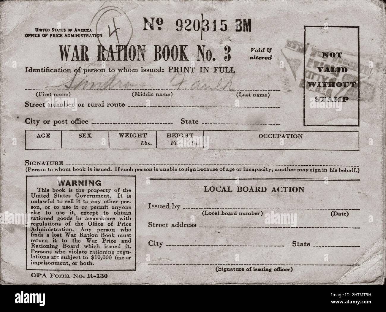 Petrol ration hi-res stock photography and images - Alamy