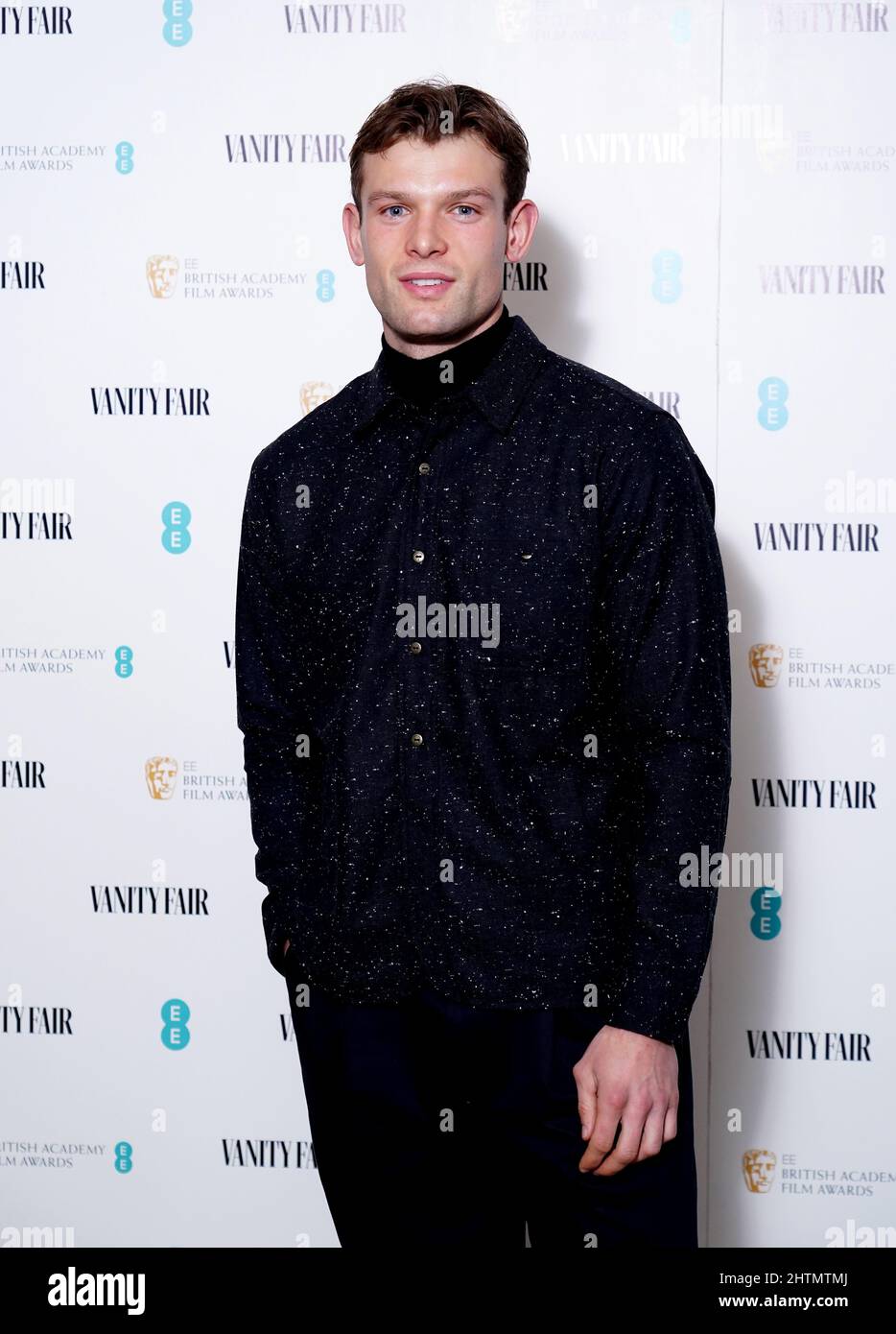 Elliott Reeder arrives at 180 Strand in London for the Vanity Fair EE ...