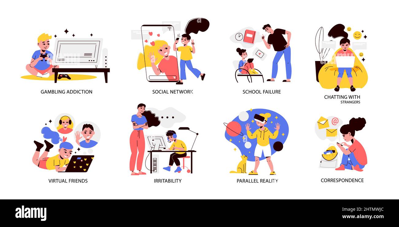 Children gadget addiction compositions demonstrated kids gambling ...