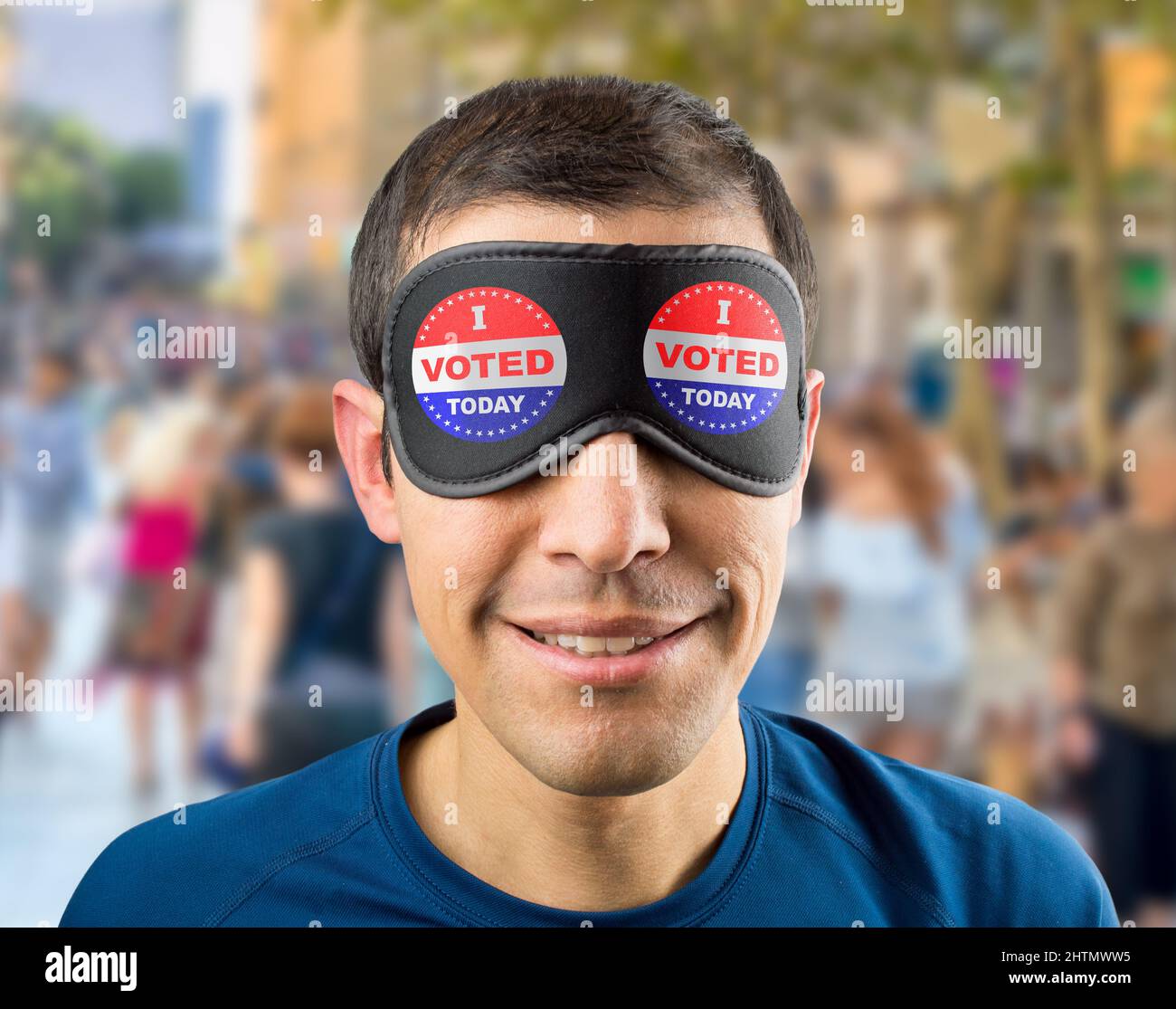 Blind patriotism hi-res stock photography and images - Alamy