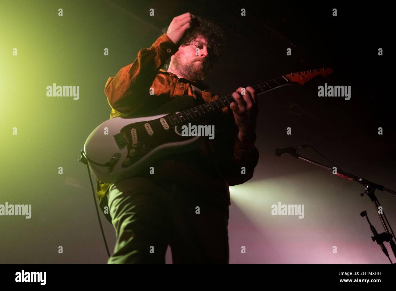 Joseph Mount of British electronic band, Metronomy, performing live at ...