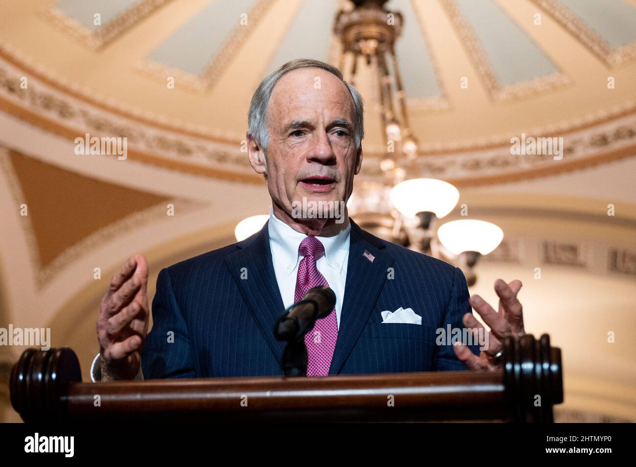 Washington, United States. 01st Mar, 2022. U.S. Senator Tom Carper (D ...