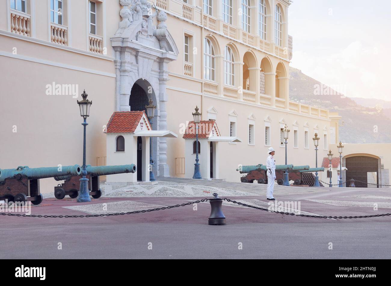 Monte Carlo, Monaco - May 24, 2012: Entrance of Prince's Palace of ...