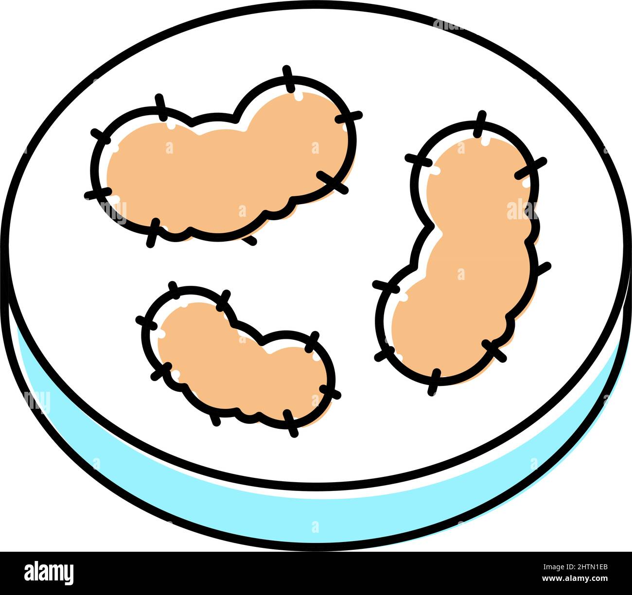 plague bacteria color icon vector illustration Stock Vector Image & Art ...