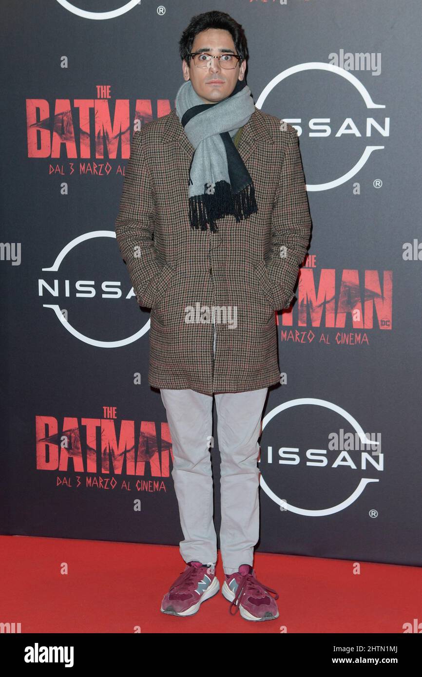 Rome, Italy. 01st Mar, 2022. Leandro Lodini attends the red carpet of ...