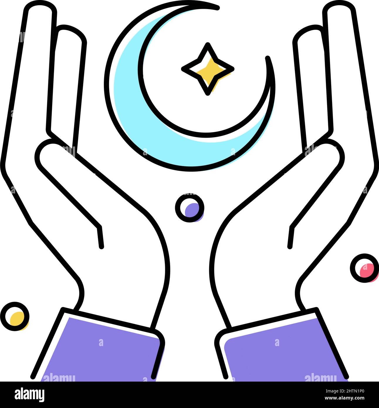 reading dreams color icon vector illustration Stock Vector Image & Art ...