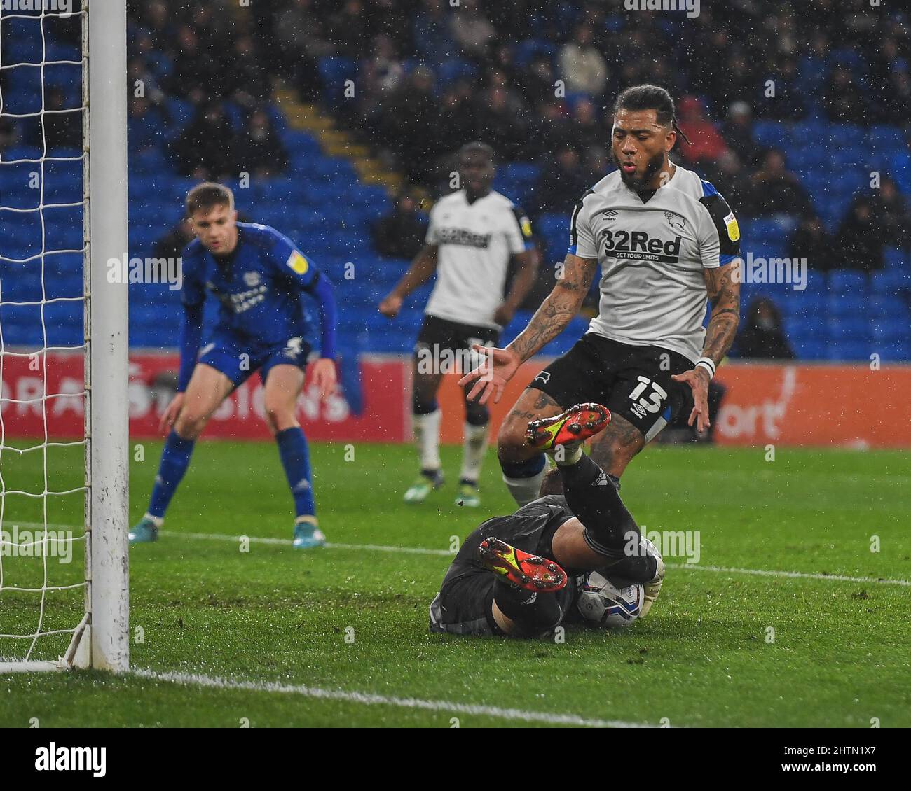Cardiff, UK. 01st Mar, 2022. Alex Smithies #25 of Cardiff City saves ...
