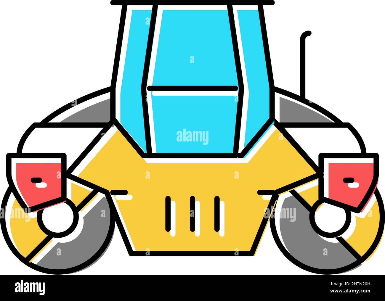 Line marking machine Cut Out Stock Images & Pictures - Alamy