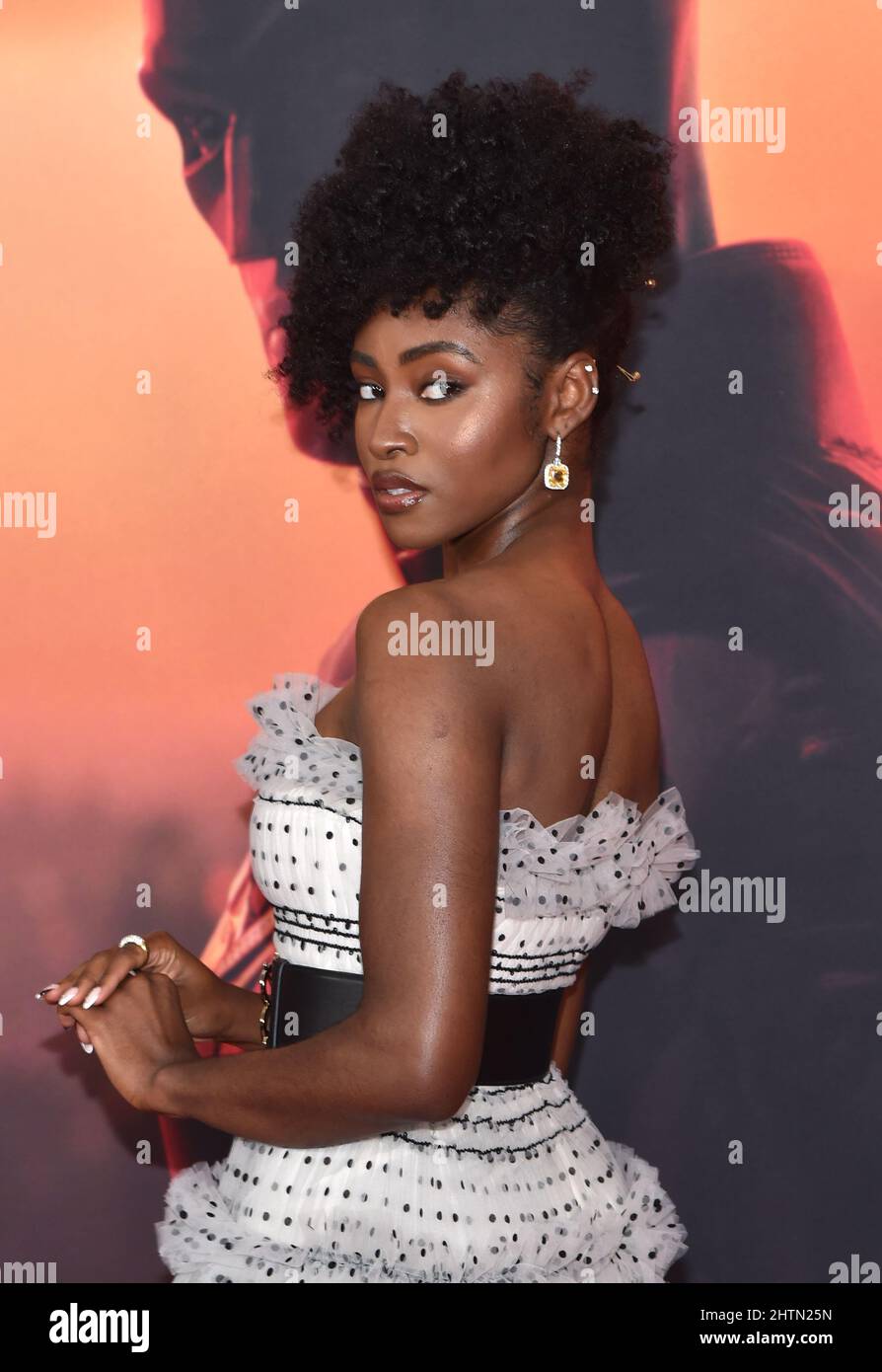 New York, NY, USA. 01st Mar, 2022. Jayme Lawson at The Batman World ...