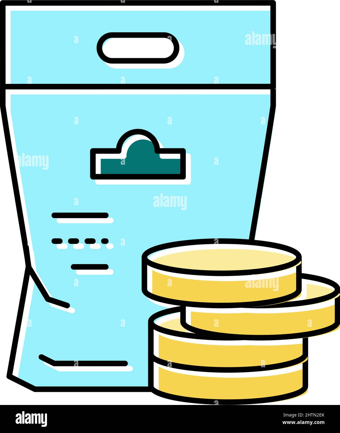 beeswax discs extra color icon vector illustration Stock Vector Image ...
