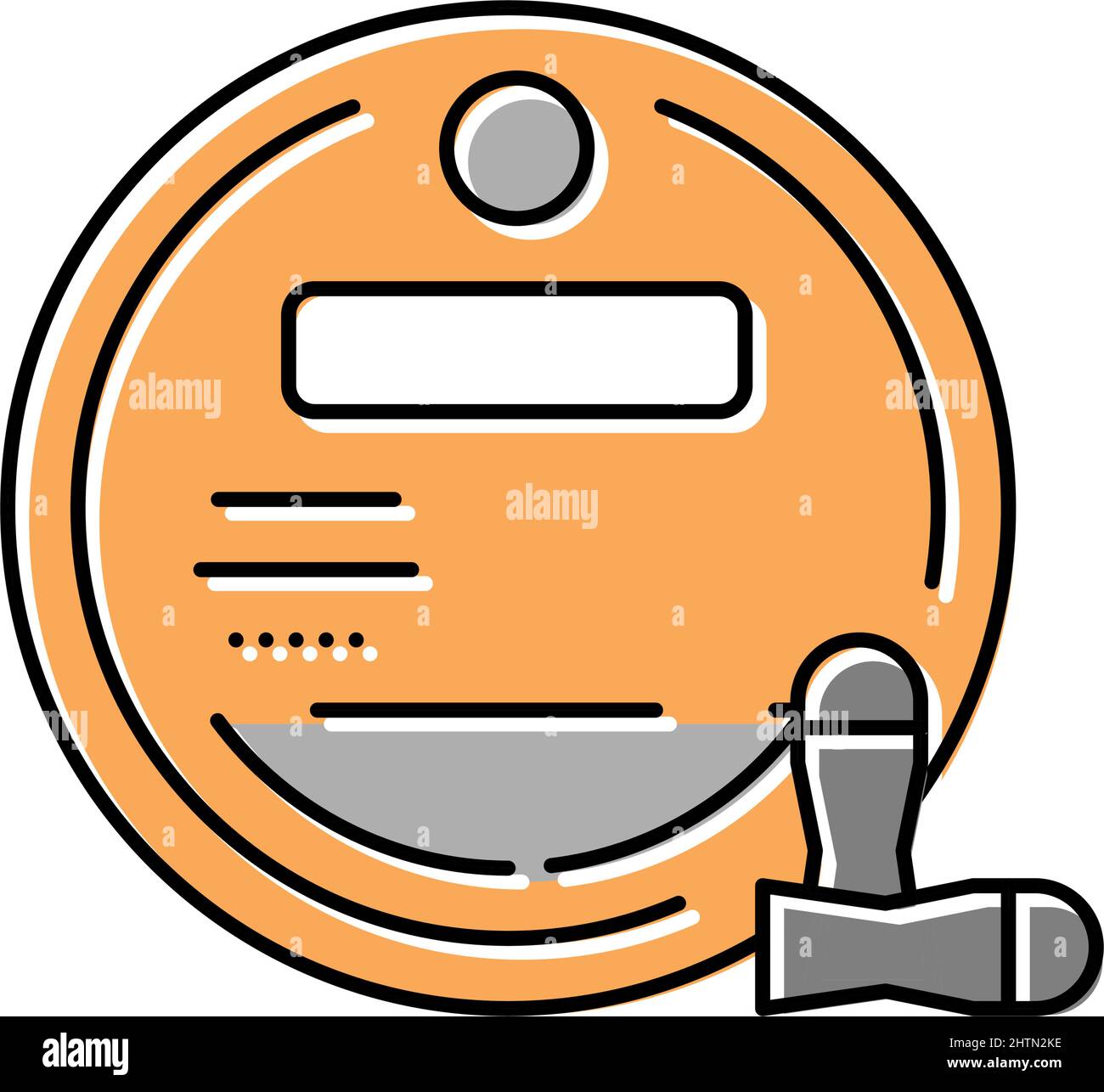 bullet magazine color icon vector illustration Stock Vector Image & Art ...