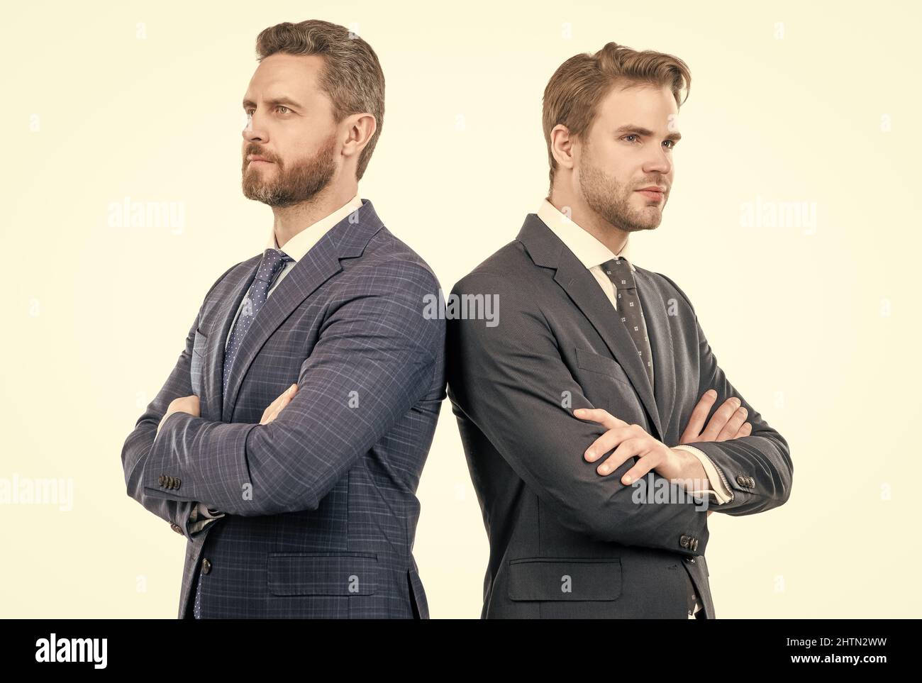 boss and employee. confident business partners. executive. professional ...