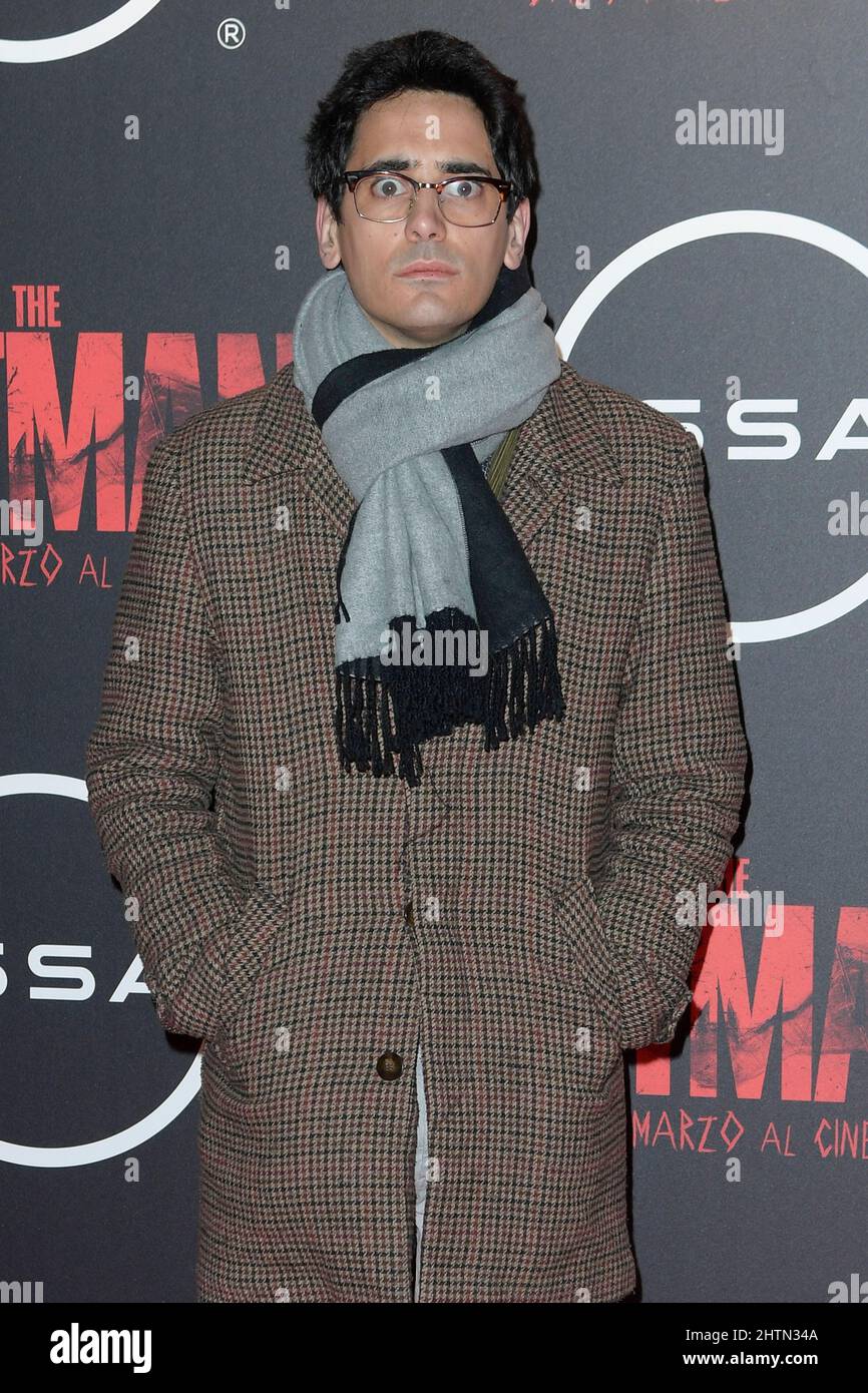 Rome, Italy. 01st Mar, 2022. Leandro Lodini attends the red carpet of ...