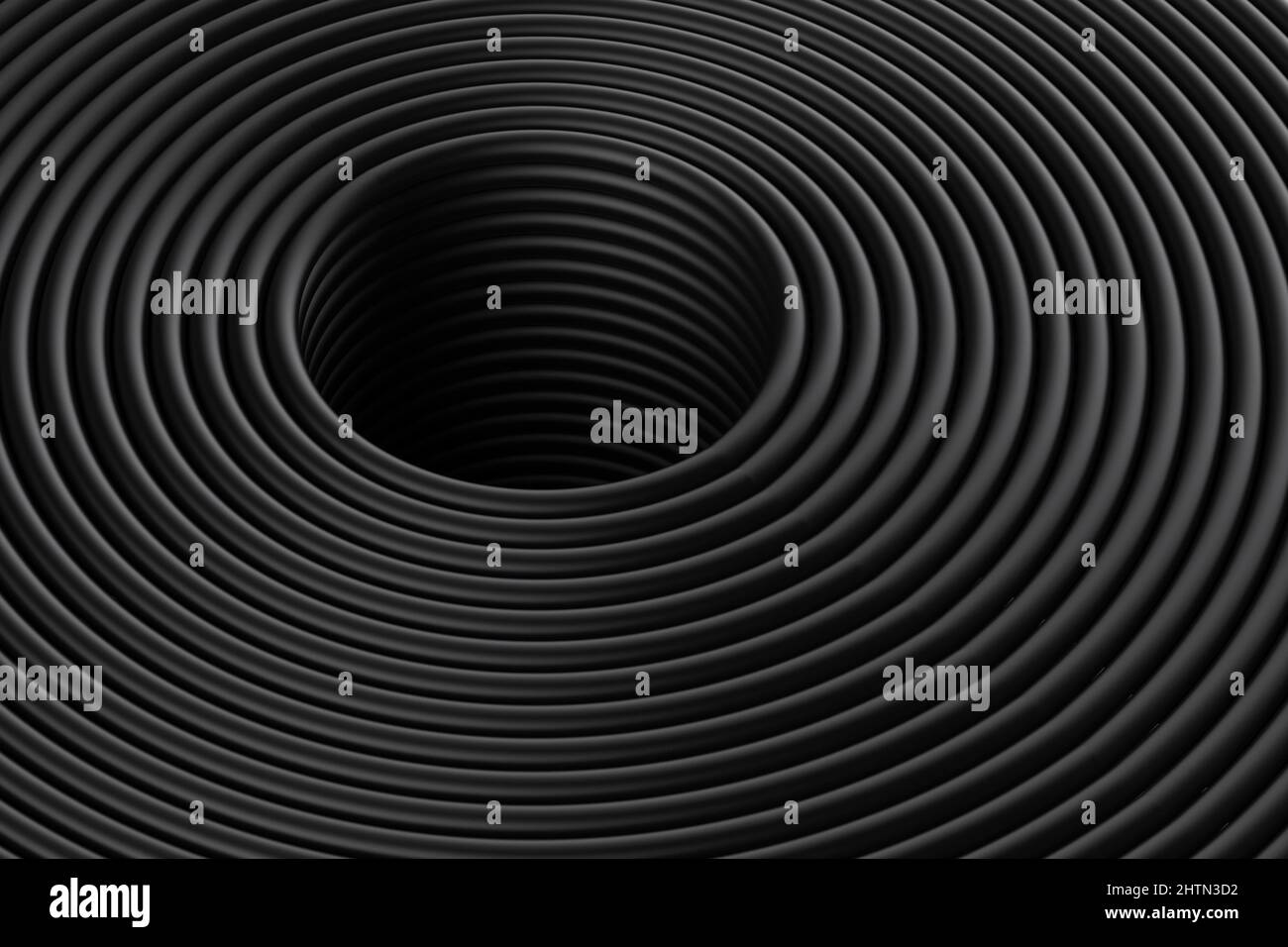 3d rendering roll of wire or cable coil Stock Photo - Alamy