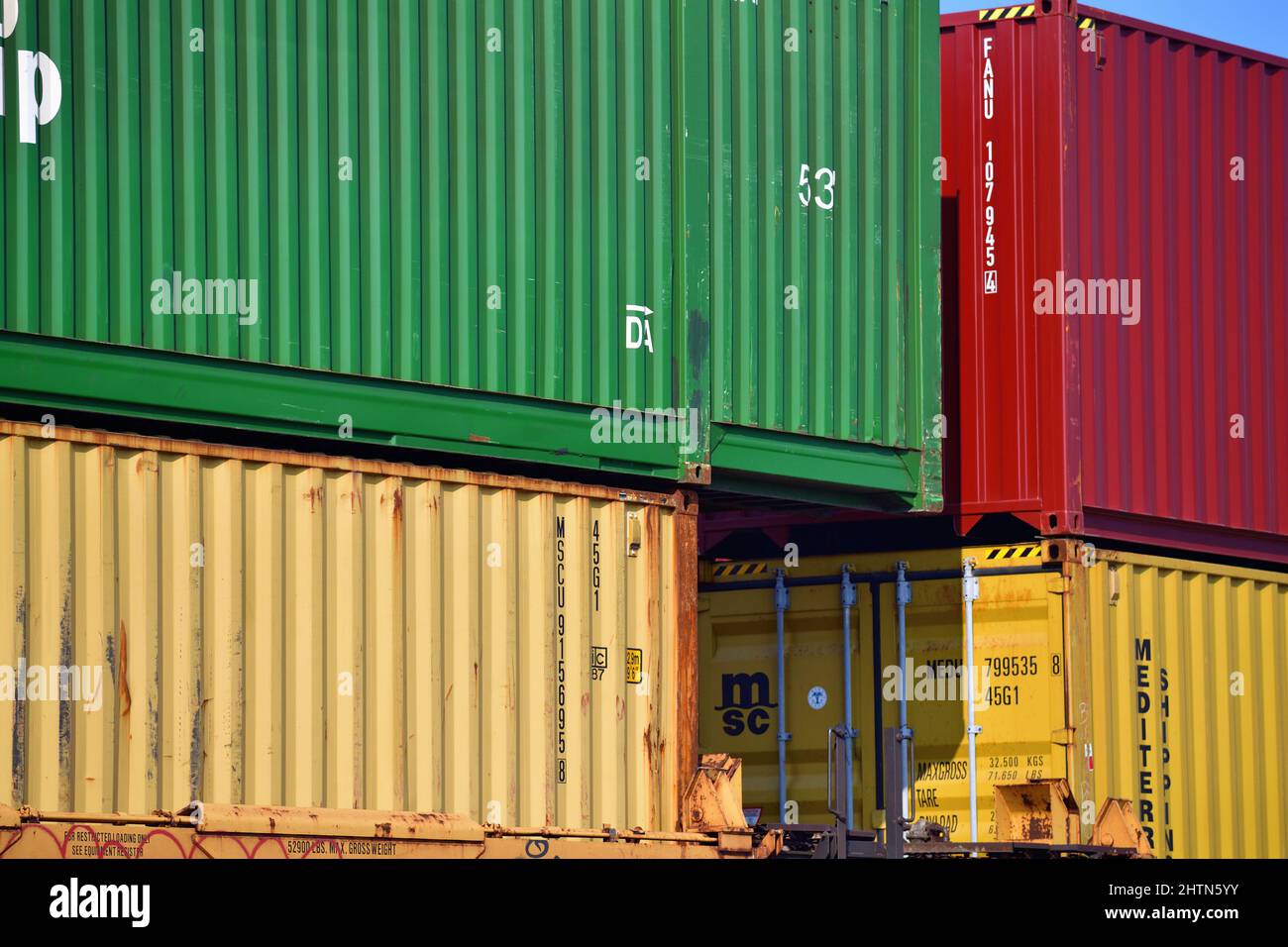 Intermodal rail facility hi-res stock photography and images - Alamy