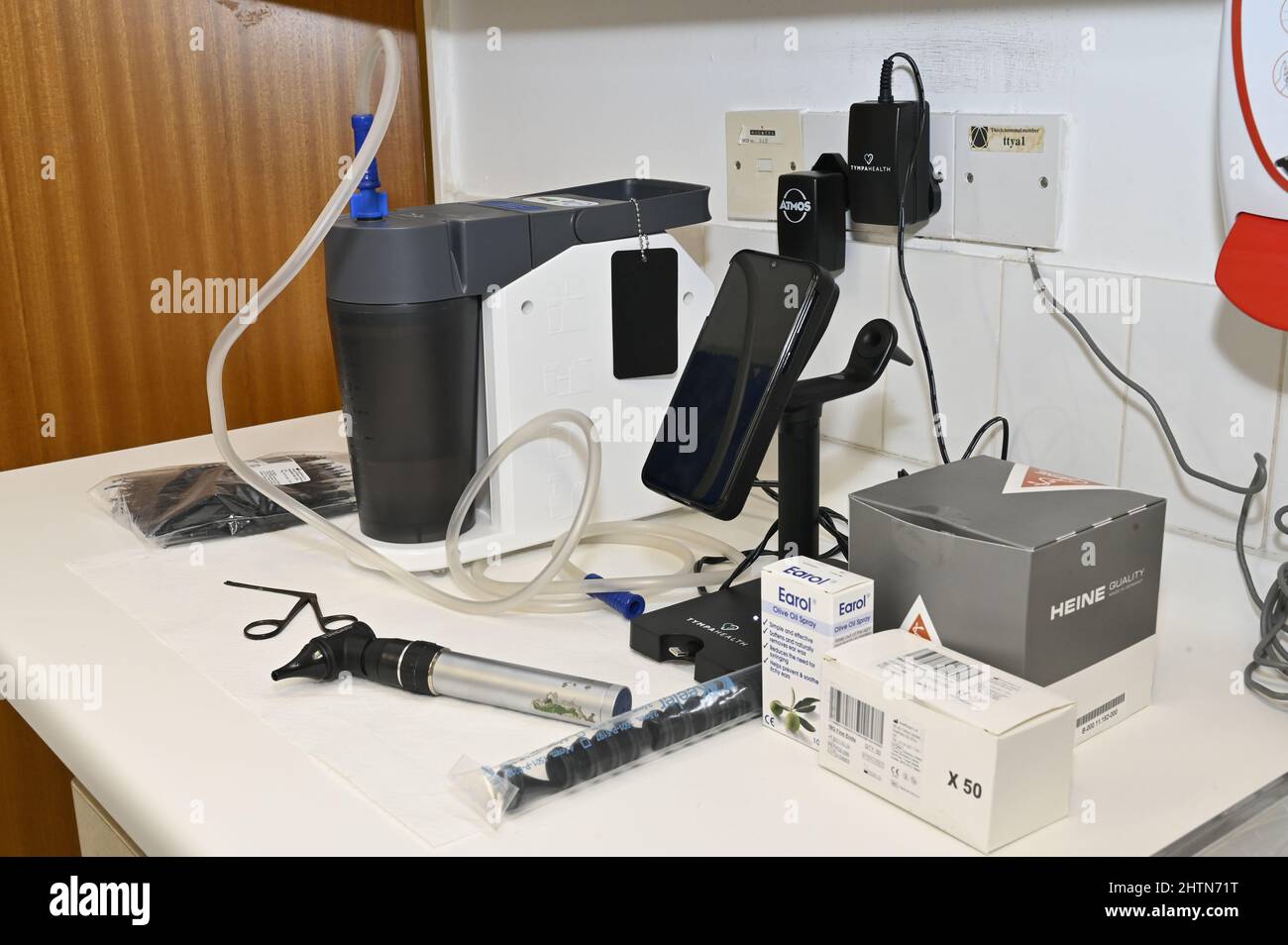 Ear microsuction kit Stock Photo - Alamy