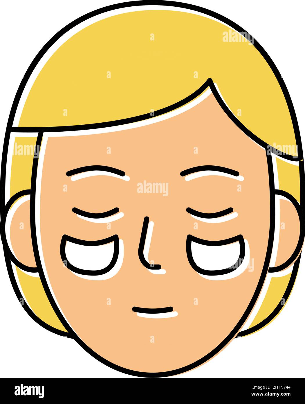 Eye gel patches line Cut Out Stock Images & Pictures - Alamy