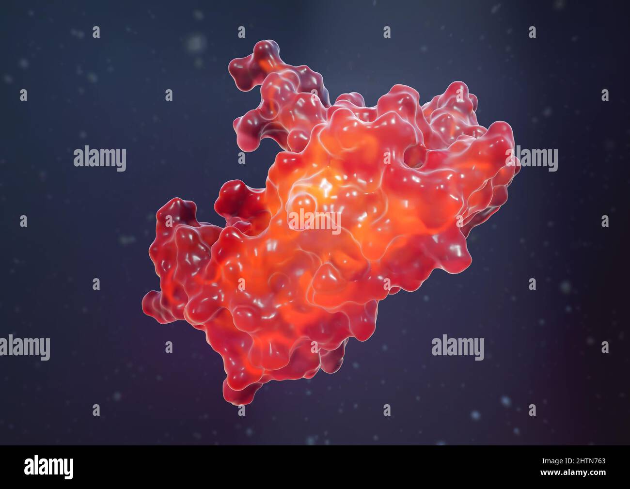 Interferon alpha 2a molecule, illustration Stock Photo - Alamy